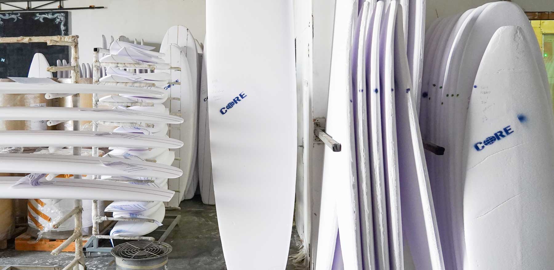 Core Industries International Surfboard Blanks